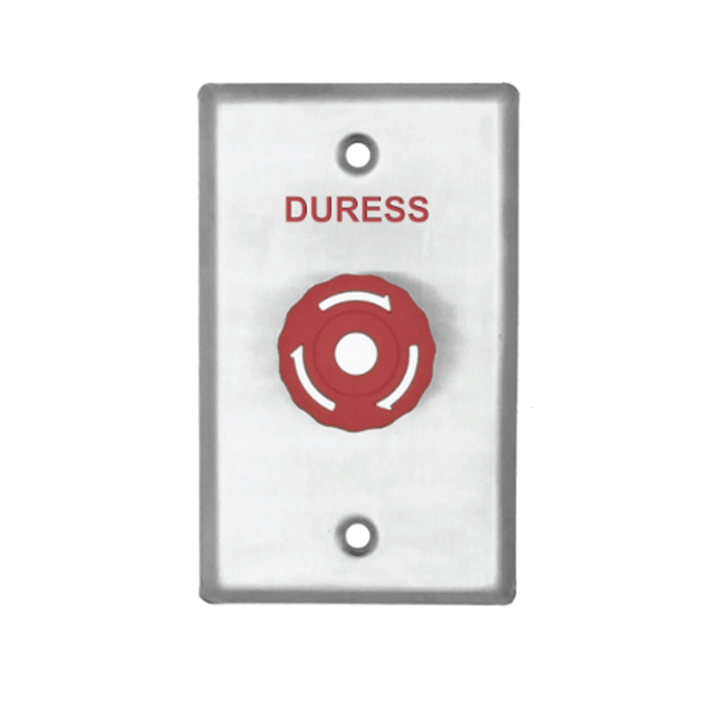 Duress Button, Big Mushroom, Red, Twist to Reset, IP65, Stainless Stee ...