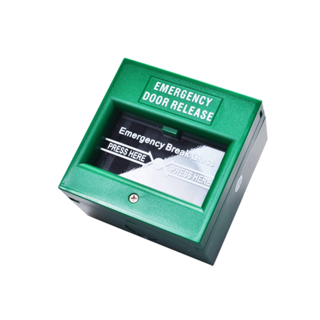 X2 Door Exit Breakglass - Green, DPDT, Screw Terminals – Modular ...