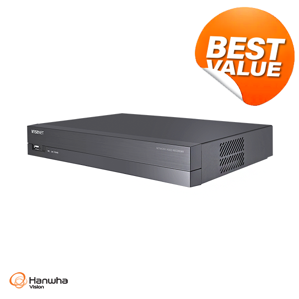 Hanwha Vision 8CH 8MP H.265 NVR with PoE Switch – Modular Technology ...